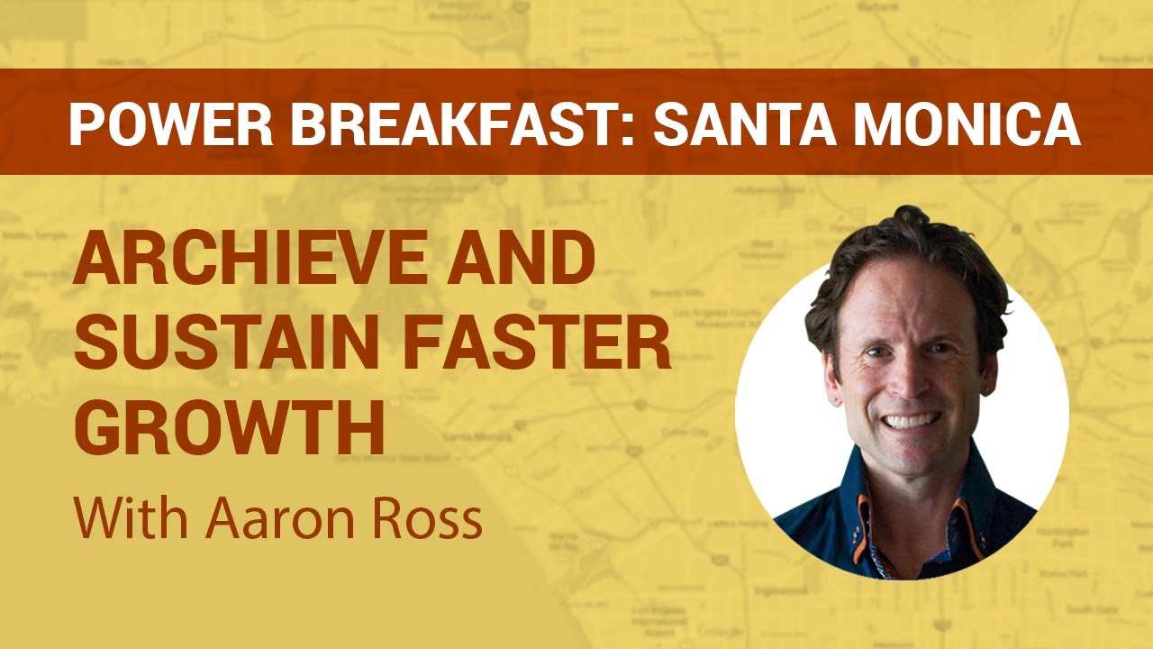 Sales Author Aaron Ross at Pipeliner Power Breakfast Santa Monica by ...