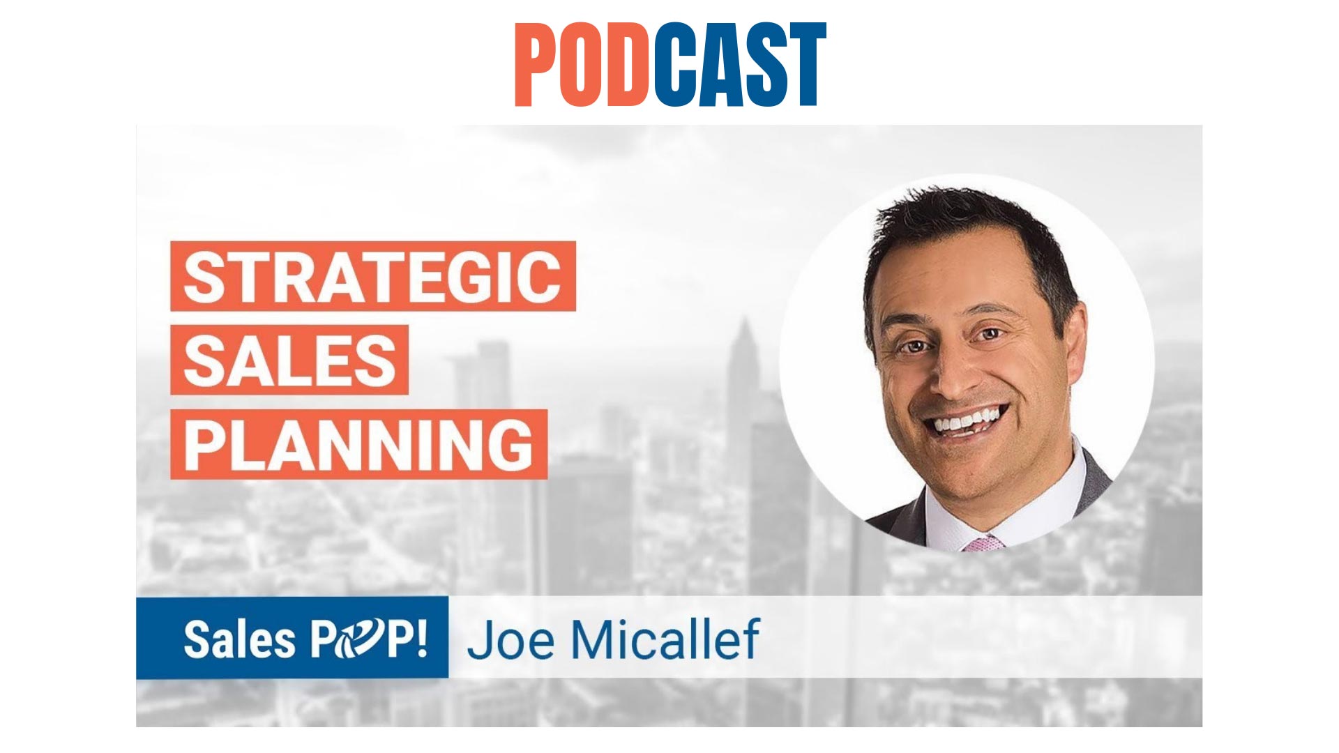 Strategic Sales Planning by Joe Micallef - SalesPOP!