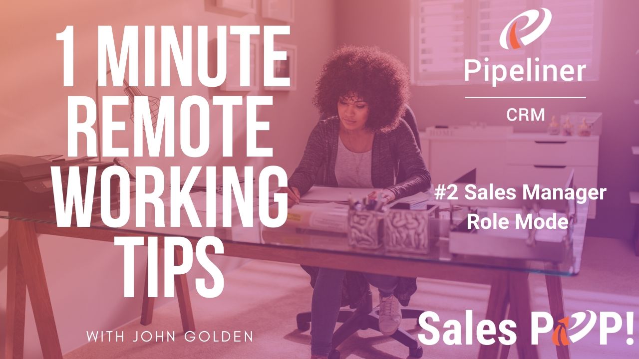 1 Minute Remote Working Tips - #2 Sales Manager as Role Model #2 by ...