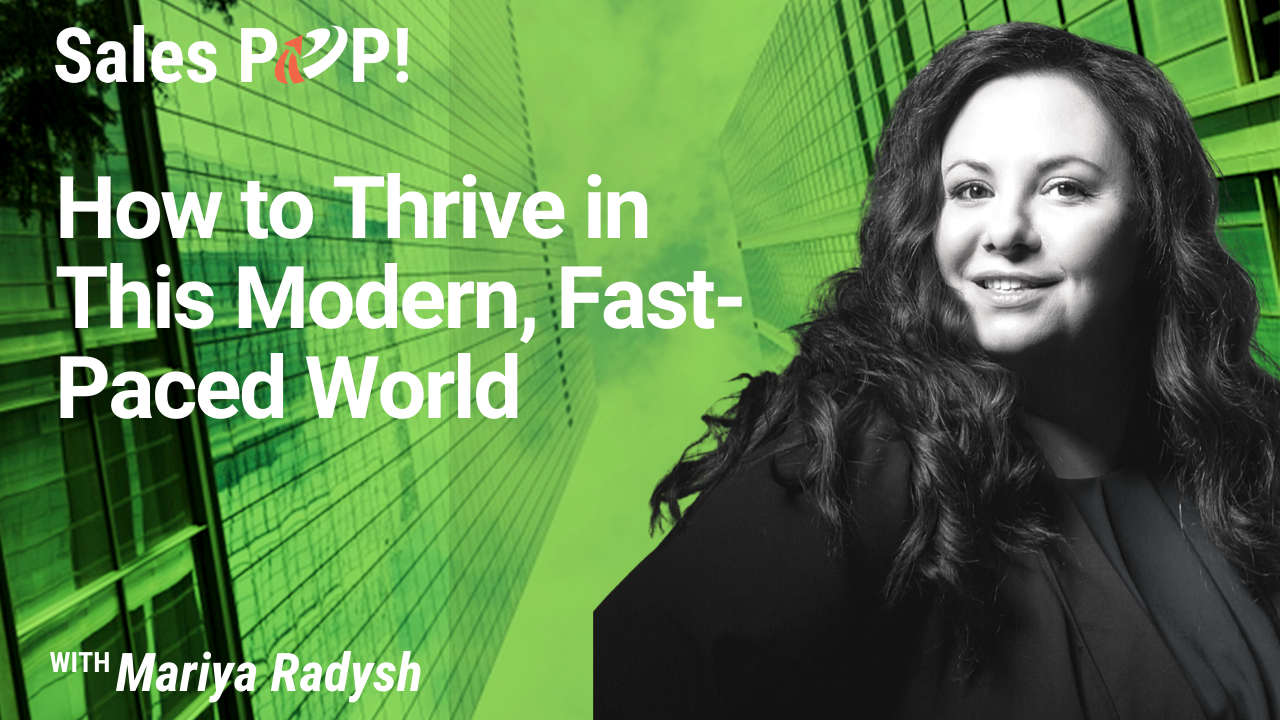 How to Thrive in This Modern, Fast-Paced World (video) by Mariya Radysh ...