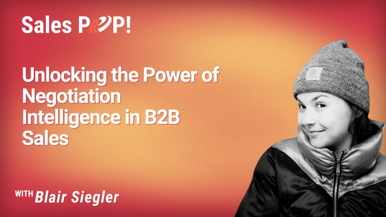 Unlocking the Power of Negotiation Intelligence in B2B Sales (video) by ...